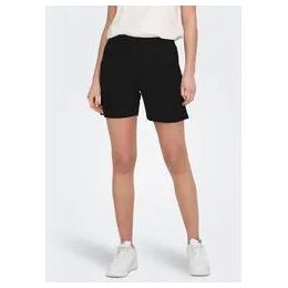 Jacqueline de Yong Shorts JDY "JDYLOUISVILLE CATIA SHORTS JRS NOOS", Damen, Gr. M (38), N-Gr, schwarz, Web, Obermaterial: 95% Polyester, 5% Elasthan, loose fit ca. Mitte Oberschenkel, Hosen Shorts