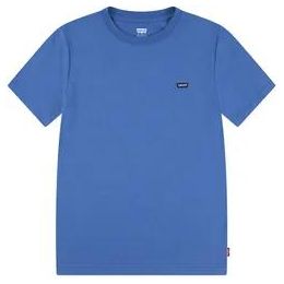 Levi's T-Shirt LEVI'S KIDS "LVB BATWING CHEST HIT", Jungen, Gr. 16 (176), blau (star sapphire), Single Jersey, Obermaterial: 100% Baumwolle, unifarben, Basic schmal hüftlang, Rundhals, abgesteppte Kante, Shirts, Mit Logo Stickerei for BOYS