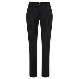 5-Pocket-Hose Brax "Style MARON", Damen, Gr. 44K22, Kurzgrößen, navy, Web, 98% Schurwolle, 2% Elasthan, Hosen