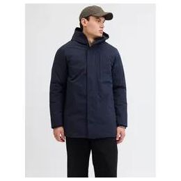 Jack & Jones Parka JACK & JONES "JJEKEEN PARKA AW25 SN", Herren, Gr. XL, blau (sky captain), Web, Obermaterial: 100% Polyester, unifarben, Modisch, regular fit, hoch geschlossener Ausschnitt, Jacken