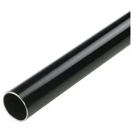 Gardinenstange Liedeco "Gardinenrohr, Stilrohr, Gardinenstange 20 mm "Celebration"" Gr. 2, schwarz, L:200cm Ø:20mm, Metall, Gardinenstangen