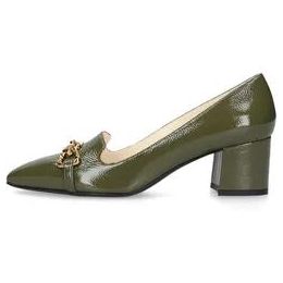 Pumps Henry Stevens "Fay P55", Damen, Gr. 39, grün, Lackleder, Schuhe, Damen Absatzschuh elegant handgefertigt, Lederschuh