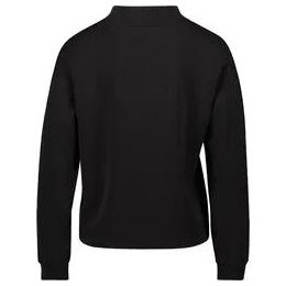 BETTY & CO Sweatshirt BETTY & CO "Damen Sweatshirt mit Stehkragen", Damen, Gr. 42, schwarz, Steppware, Obermaterial: 47% Modal, 47% Polyester, 6% Elasthan., Modisch, lässig geschnitten normal, Sweatshirts