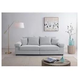 Big-Sofa "Bjoern", grau, B:233cm H:88cm T:111cm, ATLANTIC HOME COLLECTION, Sofas, mit Cord-Bezug, XXL-Sitzfläche, mit Federkern, frei im Raum stellbar