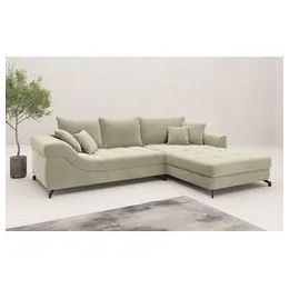 Ecksofa MR. COUCH "Taylor, L-Form, wahlweise mit Kaltschaum", miami 4 cream, B:317cm H:93cm T:226cm, 90% Polyester / 10% Nylon, Sofas, mit Kaltschaum bis 140 kg pro Sitzplatz belastbar