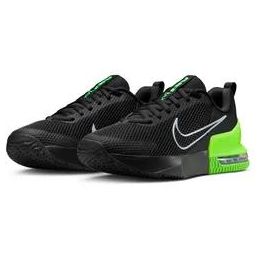 Trainingsschuh Nike "M AIR MAX ALPHA TRAINER 6", Gr. 47,5, schwarz, ghost, grün strike, Synthetik, Textil, Schuhe