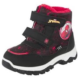 Winterboots Disney "SPIDERMAN", Damen, Gr. 28, schwarz, Synthetik, Textil, Schuhe, Winterschuhe, Winterstiefel, Snowboots, wasserdicht & gefüttert