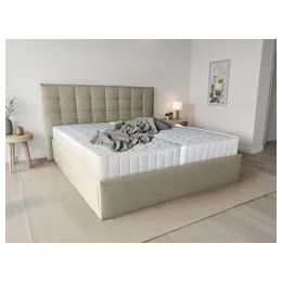 Polsterbett Collection AB "Classic erhältlich in der Breite 180x200cm", beige, B:203cm H:116cm L:215cm, Betten, Nur Rahmen, mit Lattenrost oder Komplett-Set inkl. King-Matratze(28cm)