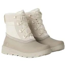 Winterstiefel The North Face "W SHELLISTA V SHORTY WP", Damen, Gr. 38, weiß dune, soapstone, Leder, Schuhe, Winterschuhe, Winterboots, Snowboots, wasserdicht