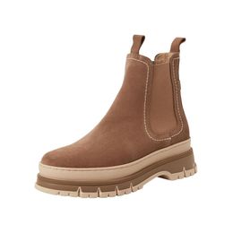 Tamaris Chelsea Boots Damen Größe 37 beige / braun Winterschuhe