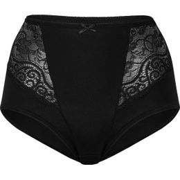 wäschepur Damen Taillenslip schwarz Größe 40