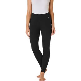feel good Damen Leggings schwarz + sand-schwarz-bedruckt Gr&ouml;&szlig;e 40/42