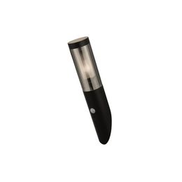 Licht-Erlebnisse Außen Wandlampe (B)7.7 x (H)40 cm in Schwarz matt Rauchgrau | Gr.: onesize