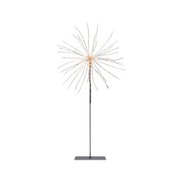 STAR TRADING LED Deko-Stehleuchte ‚Firework‘, 120 LEDs, silber, warmweiß, 50cm | Gr.: onesize