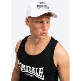 Lonsdale Cap "Norbury Kappe" in Wei&szlig; | Gr.: onesize