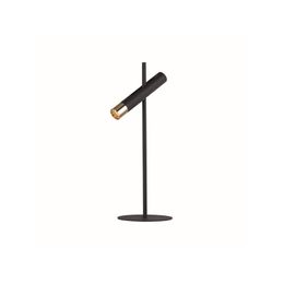 Licht-Erlebnisse Tischlampe EEK G (B)18 x (L)18 x (H)50.5 cm in Schwarz Gold | Gr.: onesize