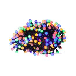 STAR TRADING LED Lichterkette ‚Berry Mini‘, bunt, 300 LEDs, 6m in Schwarz | Gr.: onesize