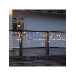 STAR TRADING LED Lichtervorhang ,Crispy Ice White', 480 LEDs, 12m in Schwarz | Gr.: onesize