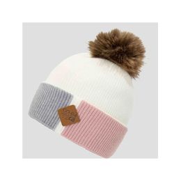 Chillouts Headwear Bommelm&uuml;tze Vinny in Wei&szlig; | Gr.: onesize