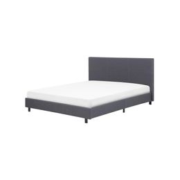 Beliani Doppelbett ALBI in Grau/Schwarz - (W) 175 x (H) 94 x (L) 211 cm | Gr.: onesize