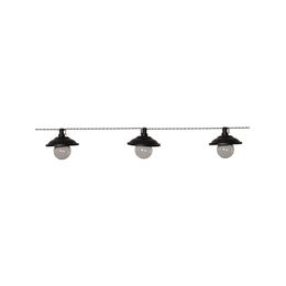 STAR TRADING LED Solar-Lichterkette ,Globe Shade', Dämmerungssensor, klar, warmweiß | Gr.: onesize