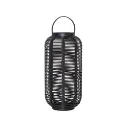 STAR TRADING Solar-Laterne Runda, schwarz, 15x30cm in Schwarz | Gr.: onesize