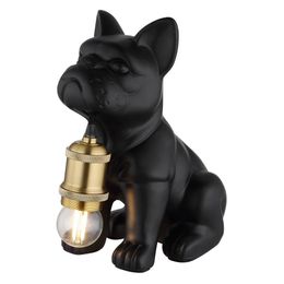 Globo lighting Tischleuchte ''Dogo'' in Schwarz - (B)19,5 x (H)24 x (T)12,5 cm | Gr.: onesize