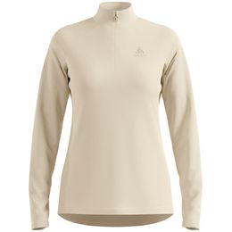 Odlo Longsleeve "Midlayer 1/2 Zip Essential Light" in Grau | Gr.: XL