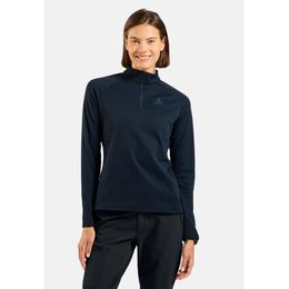 Odlo Longsleeve "Midlayer 1/2 Zip Besso" in Blau | Gr.: S