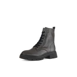 Gabor Fashion Schnürstiefeletten in silber | Gr.: 38