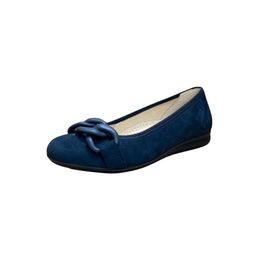 Gabor Comfort Klassische Ballerinas in Blau | Gr.: 36