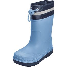 Playshoes Kinder Stiefel "Regenstiefel Gefüttert" in Blau | Gr.: 22
