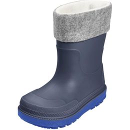 Playshoes Kinder Stiefel "Regenstiefel Mit Futter" in Blau | Gr.: 25