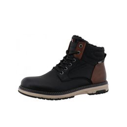 Tom Tailor Schnürstiefel in Schwarz | Gr.: 44