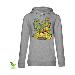 Teenage Mutant Ninja Turtles Hoodie "Pizza Party With My Bros Girly Hoodie" in Grau | Gr.: XL