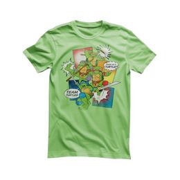 Teenage Mutant Ninja Turtles T-Shirt "TMNT Comics T-Shirt" in Grün | Gr.: L