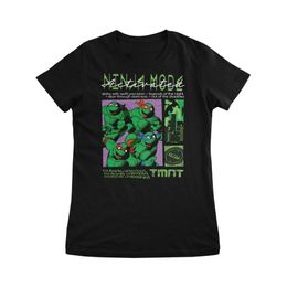Teenage Mutant Ninja Turtles Shirt "Ninja Mode Activated Girly Tee" in Schwarz | Gr.: L