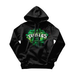 Teenage Mutant Ninja Turtles Hoodie "Turtles Graffiti Splash Hoodie" in Schwarz | Gr.: S