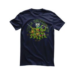 Teenage Mutant Ninja Turtles T-Shirt "Ninja University T-Shirt" in Blau | Gr.: XXL