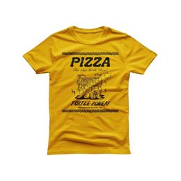 Teenage Mutant Ninja Turtles T-Shirt "The New York Slice T-Shirt" in Gold | Gr.: L