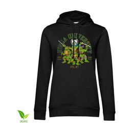 Teenage Mutant Ninja Turtles Hoodie "Ninja University Girly Hoodie" in Schwarz | Gr.: XXL
