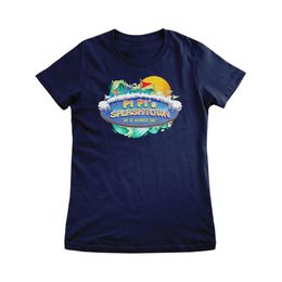 South Park Shirt "Pi Pi's Splashtown Girly Tee" in Blau | Gr.: XXL