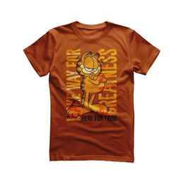 GARFIELD T-Shirt "Make Way For Greatness T-Shirt" in Orange | Gr.: XXL