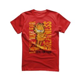 GARFIELD T-Shirt "Make Way For Greatness T-Shirt" in Rot | Gr.: XL