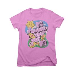 Shirt "MTV Tuning You Out Girly Tee" in Pink | Gr.: M