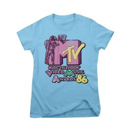 Shirt "MTV Video Music Awards 86 Girly Tee" in Blau | Gr.: XL