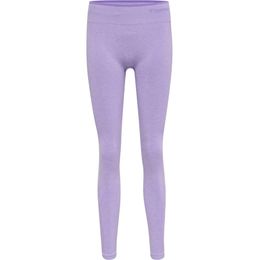 Hummel Leggings Hmlmt Una Multisport Damen in LAVENDER MELANGE | Gr.: M