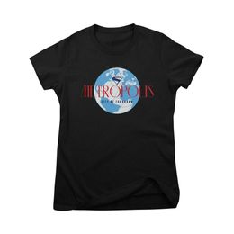 Superman Shirt "Metropolis City Of Tomorrow Girly Tee" in Schwarz | Gr.: XL