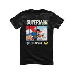 T-Shirt "Superman Look Up T-Shirt" in Schwarz | Gr.: L