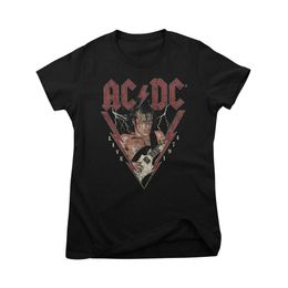 ACDC Shirt "AC/DC Live 1974 Girly Tee" in Schwarz | Gr.: S